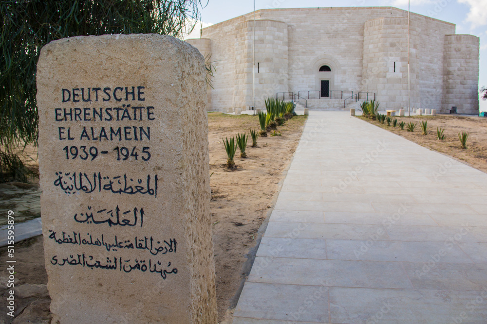 EL ALAMEIN - JANUARY 27: - German memorial of fallen soldiers in World ...