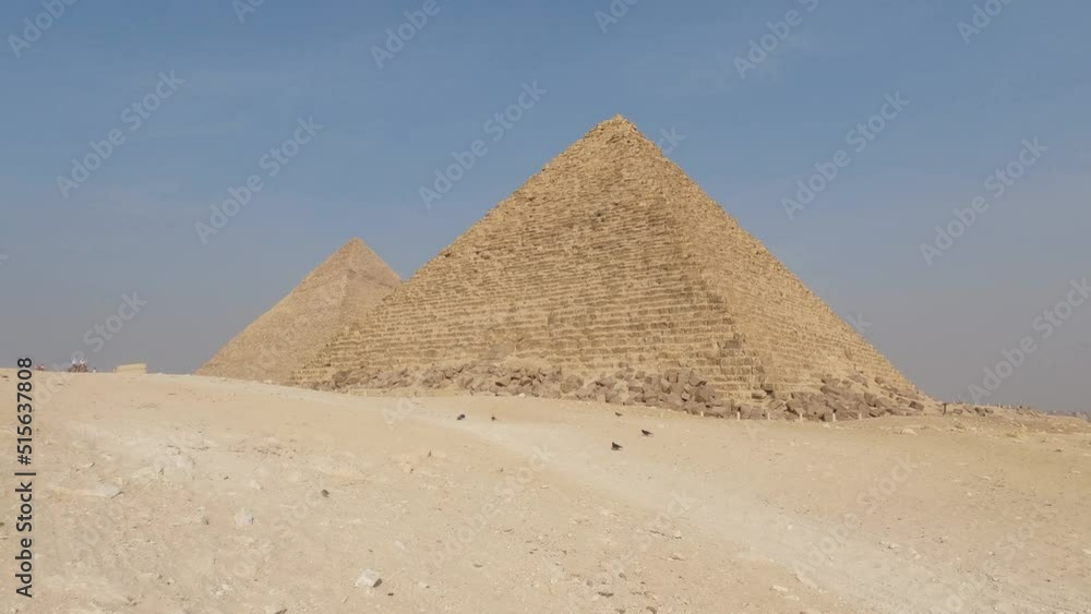 The pyramid of Menkaure is the smallest of the three main Pyramids of ...