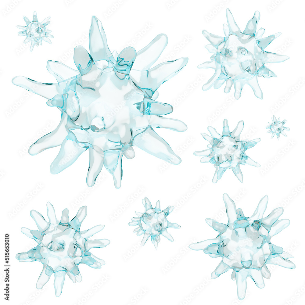 Platelet cells ( Thrombocyte ). Transparent cell membrane and no ...