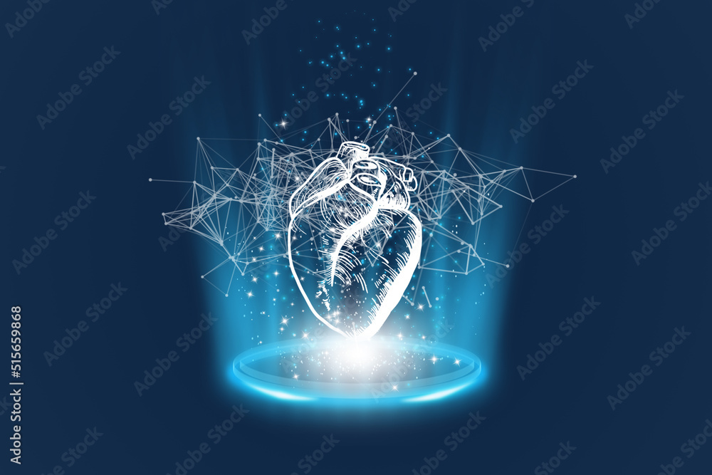 Poster Medical technology, healthcare treatment to diagnose heart ...