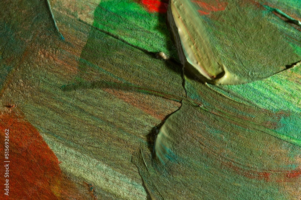 Textura com elementos de tinta colorida espalhadas com pincel ou ...