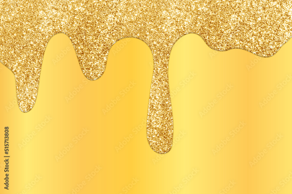 Gold dripping glitter background, Dripping Glitter Background Stock ...