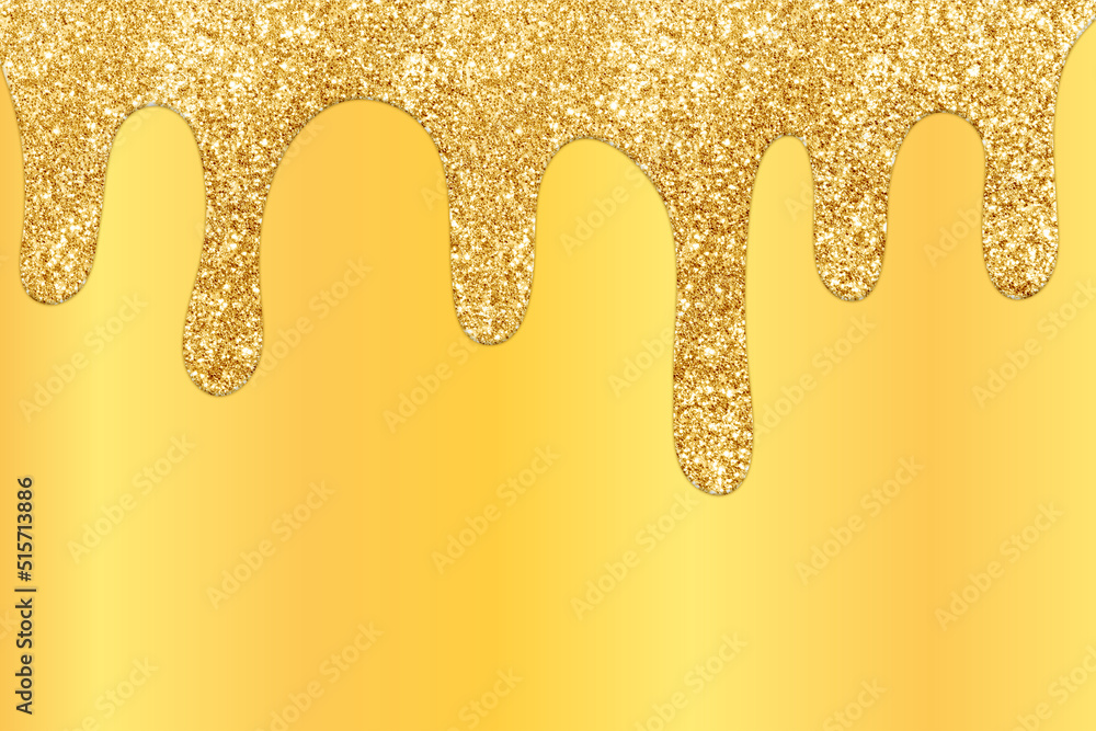 Gold dripping glitter background, Dripping Glitter Background Stock ...