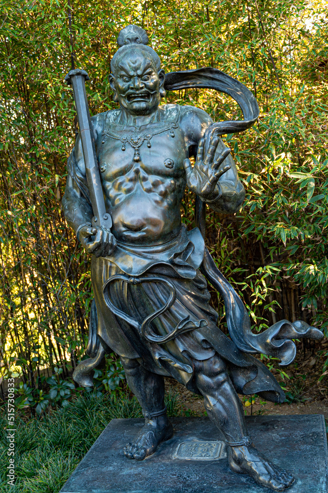 Kongo Rikishi statue in the Japanese Friendship Garden, Balboa Park ...