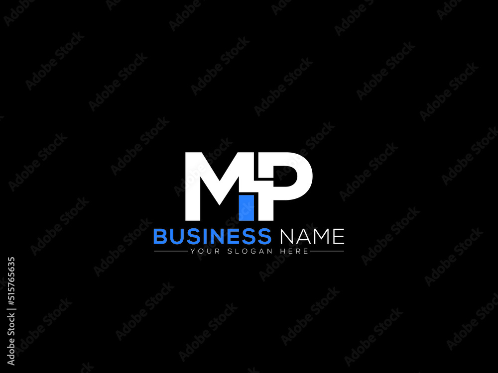 Alphabet MP Logo Letter Vector, Colorful Mp pm Logo Icon Design With ...