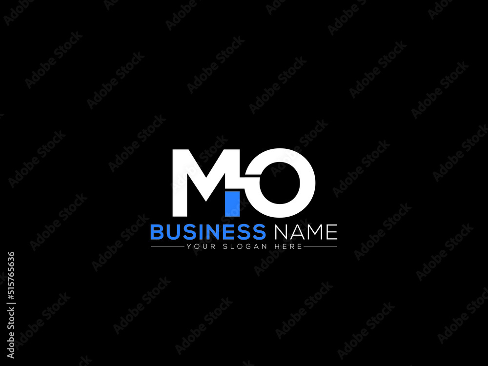 Alphabet MO Logo Letter Vector, Colorful Mo om Logo Icon Design With ...
