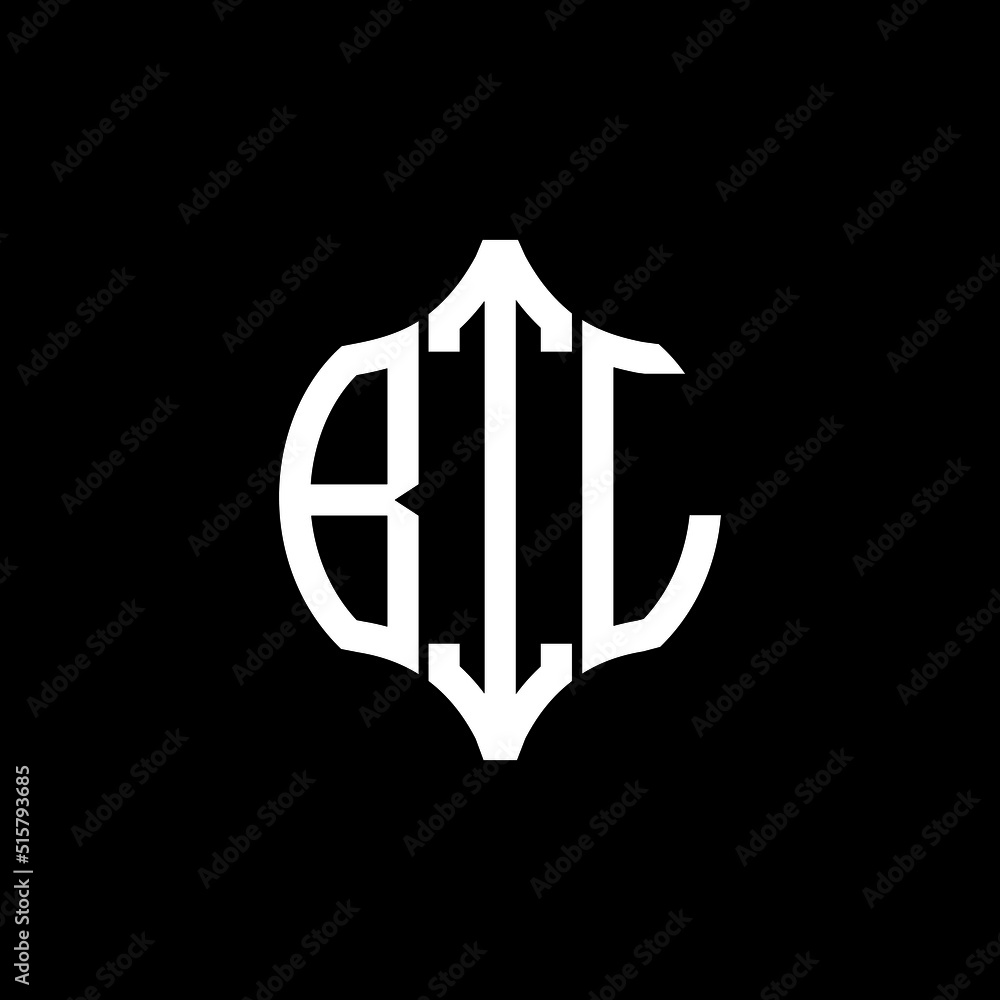 BIL letter logo. BIL best black background vector image. BIL Monogram ...