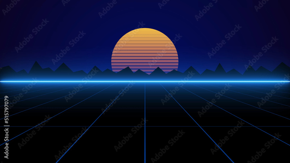 Vintage old style background 1980-1990 - 80s and 90s retro style ...