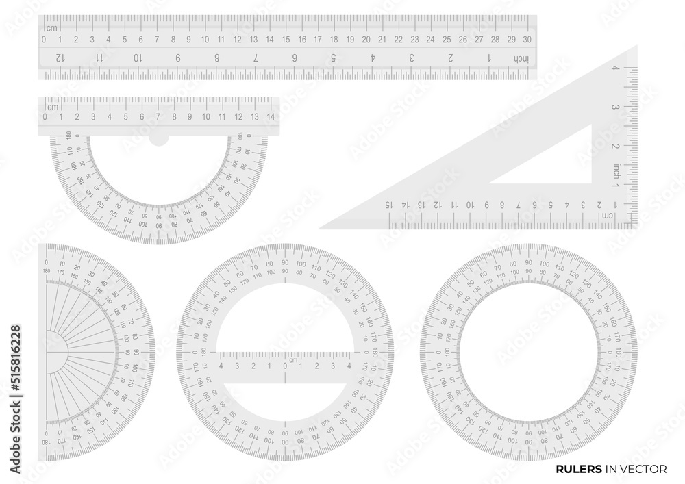 all stationery rulers for office works the long ruler triangle, half ...