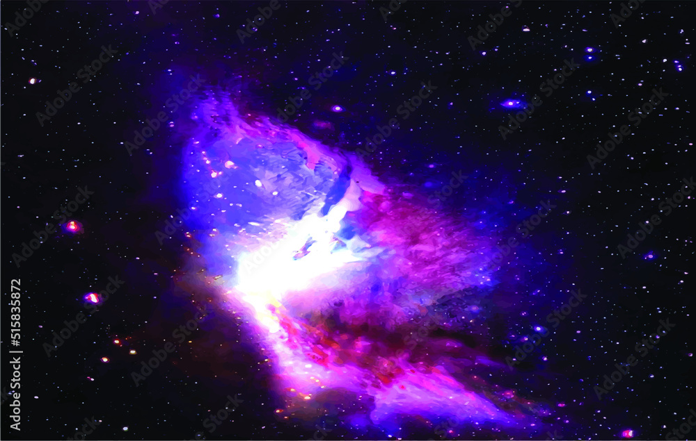 Space Galaxy Nebula 2022 Outer World,scifi game Stock Vector | Adobe Stock