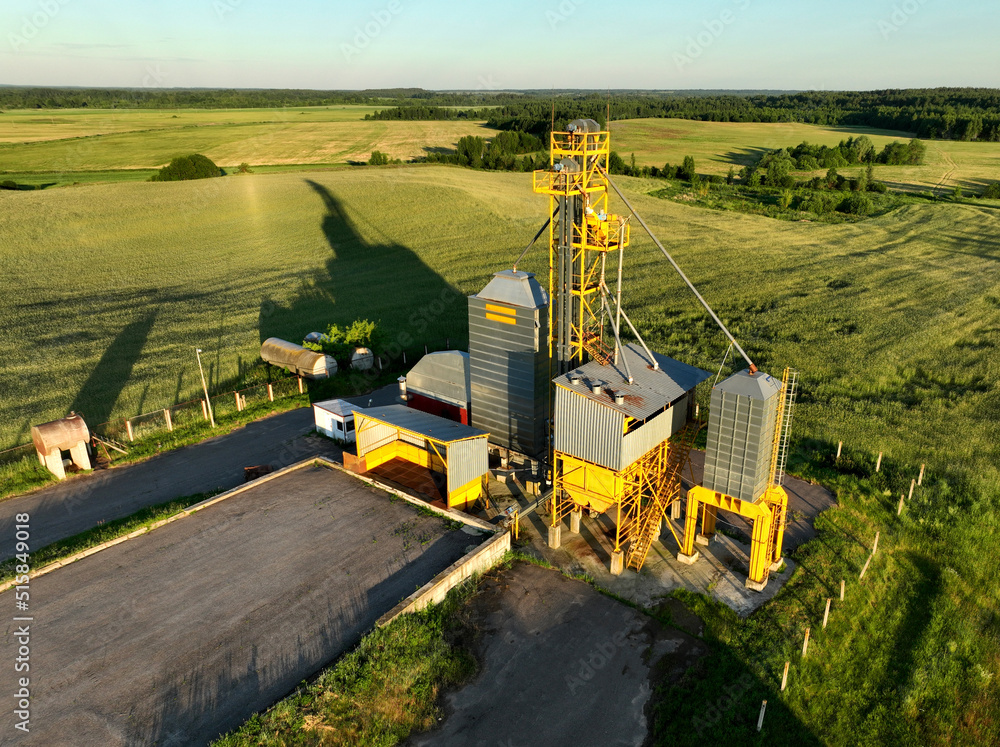 Photo And Art Print Grain Processing Plant Maxsafaniuk