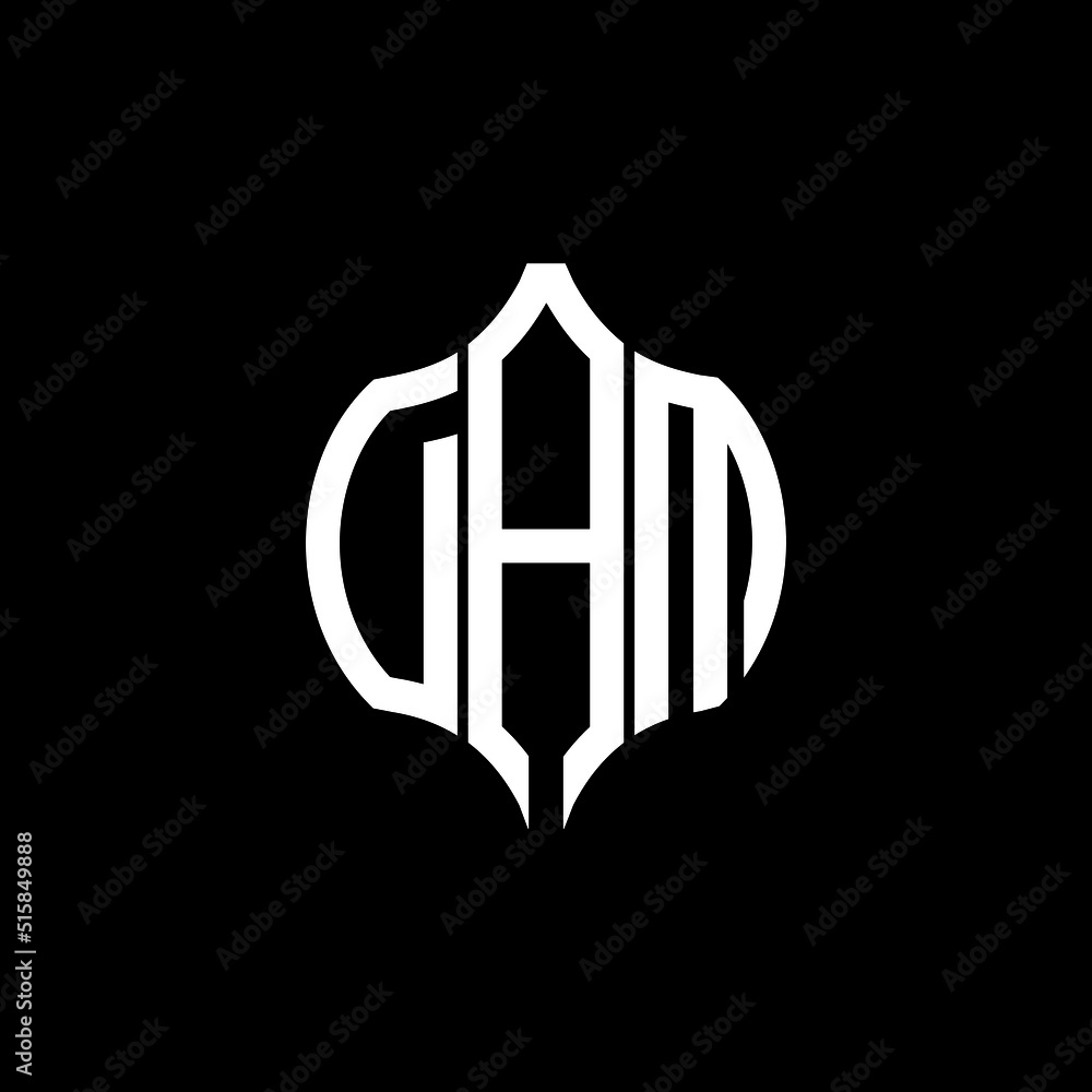 DAM letter logo. DAM best black background vector image. DAM Monogram ...