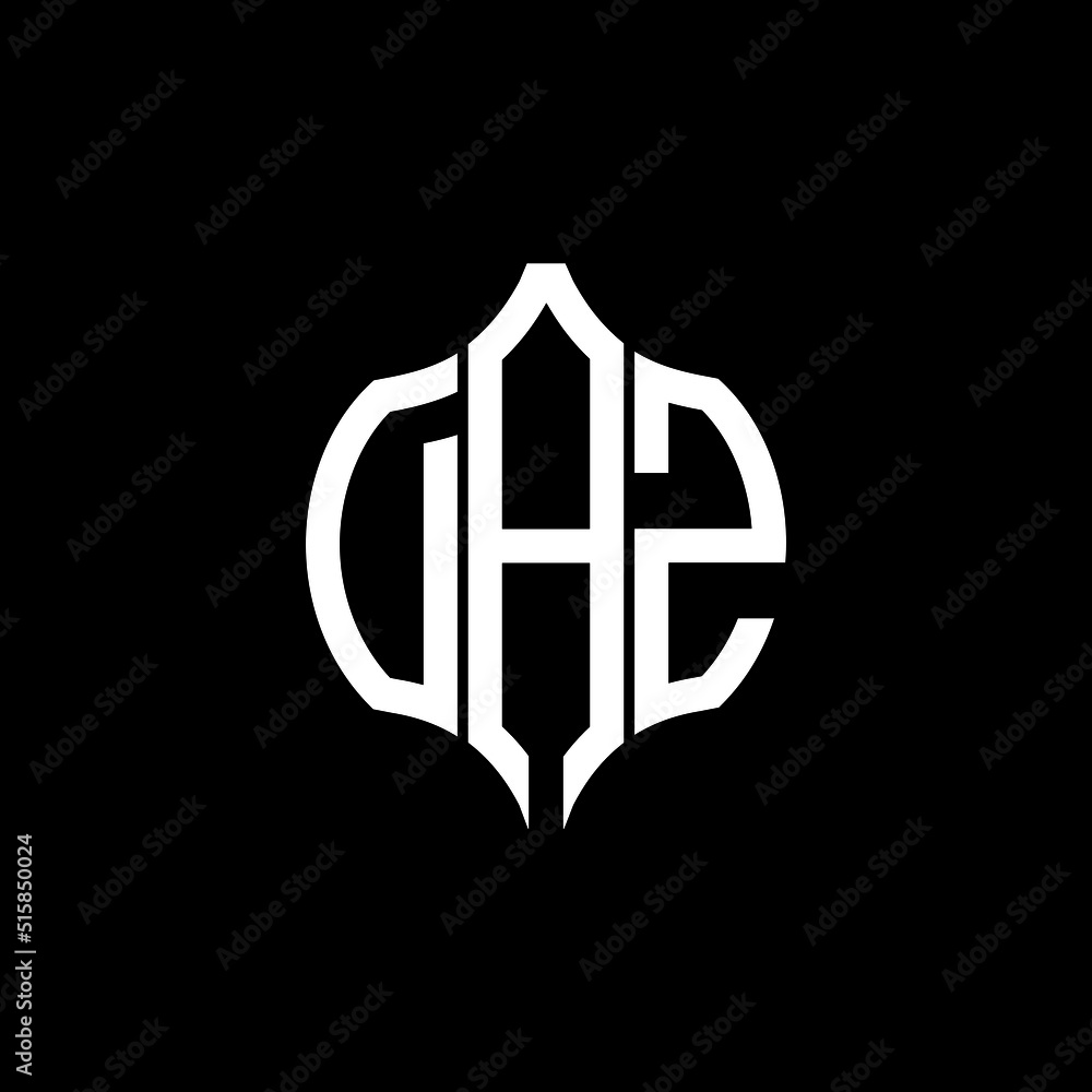 DAZ letter logo. DAZ best black background vector image. DAZ Monogram ...