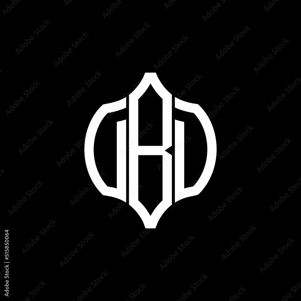 DBD letter logo. DBD best black background vector image. DBD Monogram ...