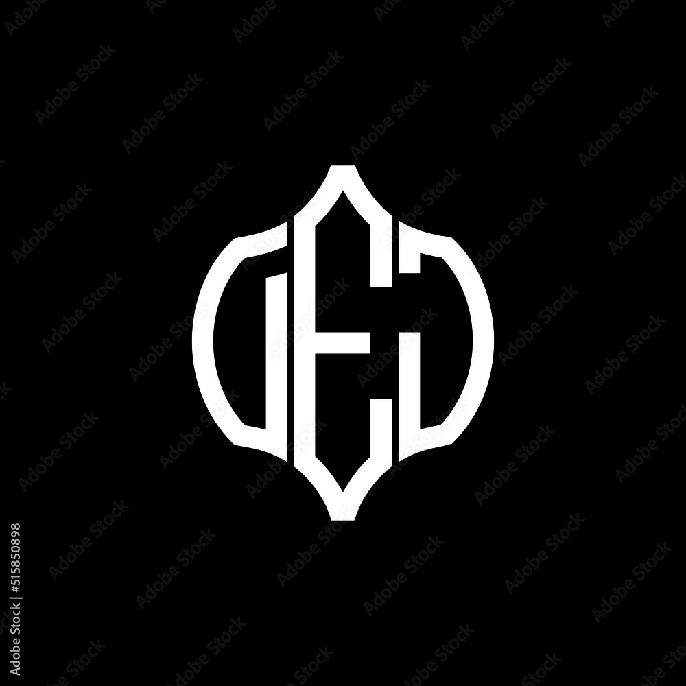 DEK letter logo. DEK best black background vector image. DEK Monogram ...