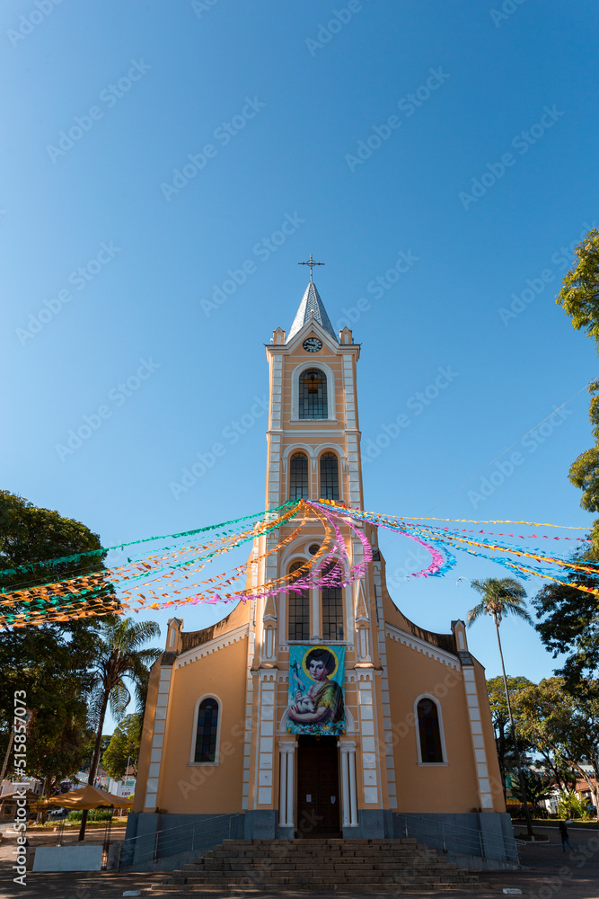 Joanópolis, São Paulo, Brasil: decoração da festa junina de São João ...