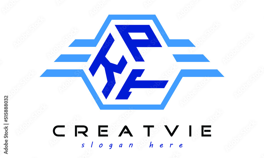 KPT three letter geometrical wings logo design vector template ...
