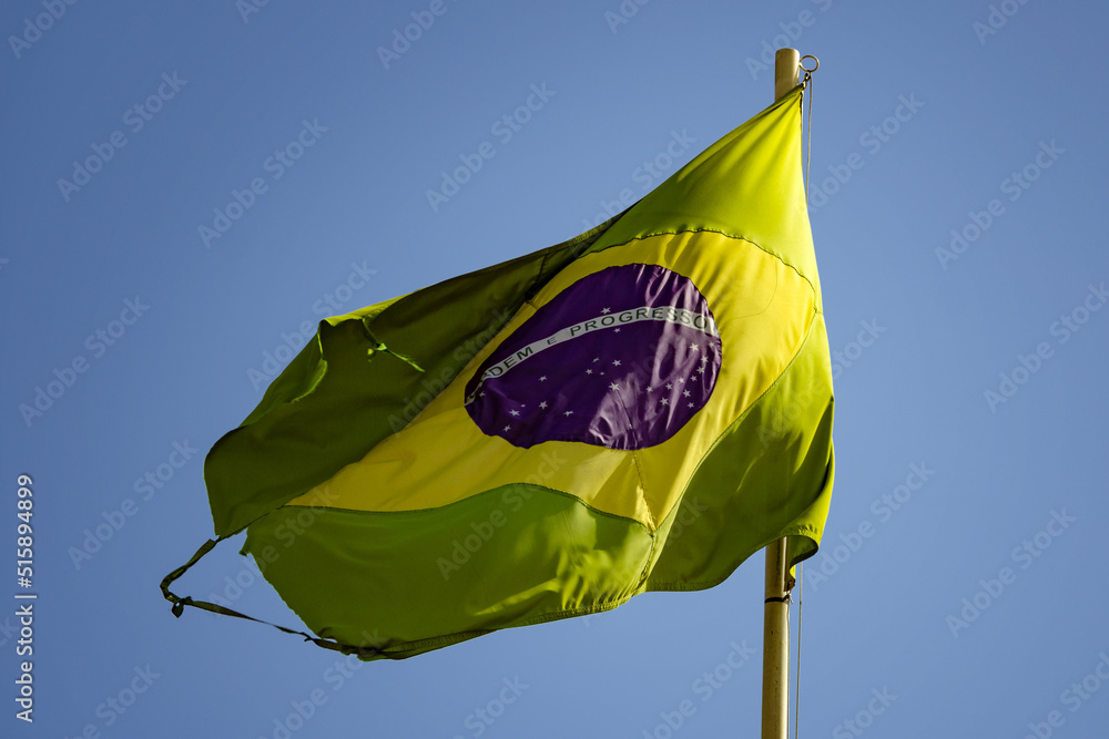 Bandeira Do Brasil Rasgada - FDPLEARN