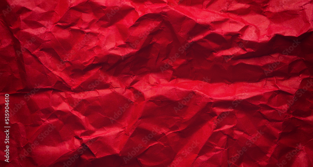 Dark red crumpled paper texture background Stock Photo | Adobe Stock