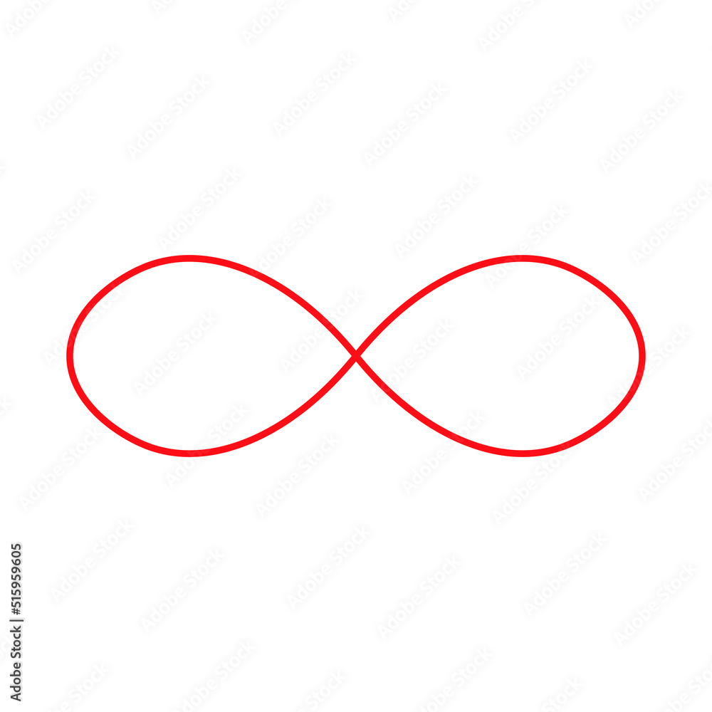 lemniscate graph of bernoulli in geometry Stock Vector | Adobe Stock