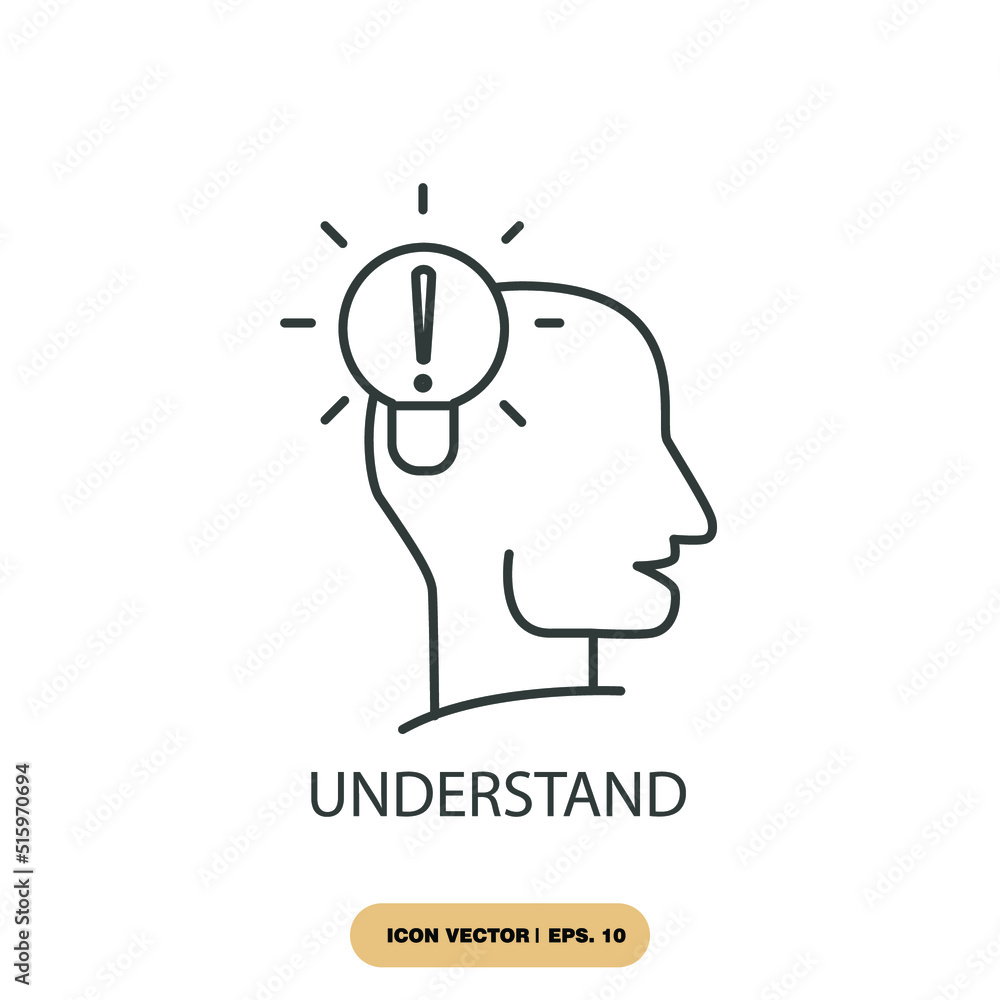 understand icons symbol vector elements for infographic web Stock ...