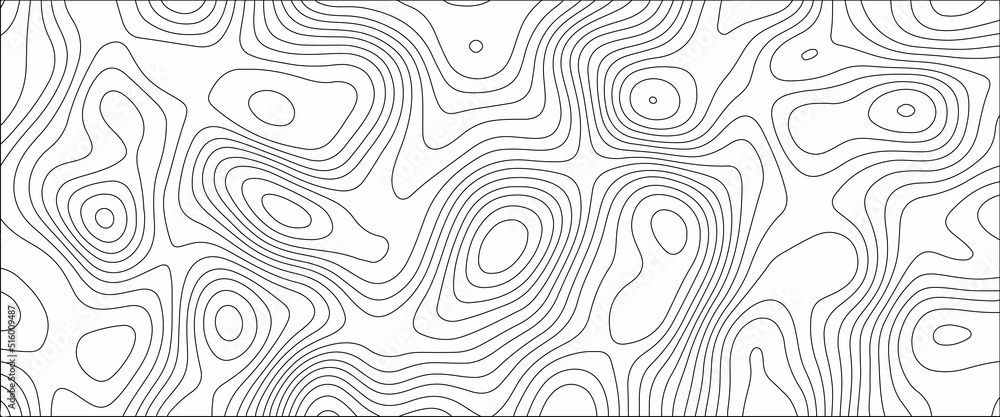 Black and white abstract background vector, Abstract topographic ...