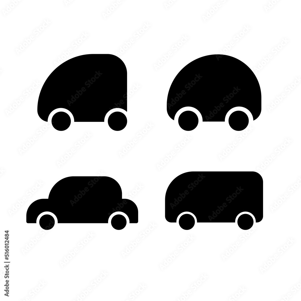 city car icon pack vector illustration Stock Vector | Adobe Stock