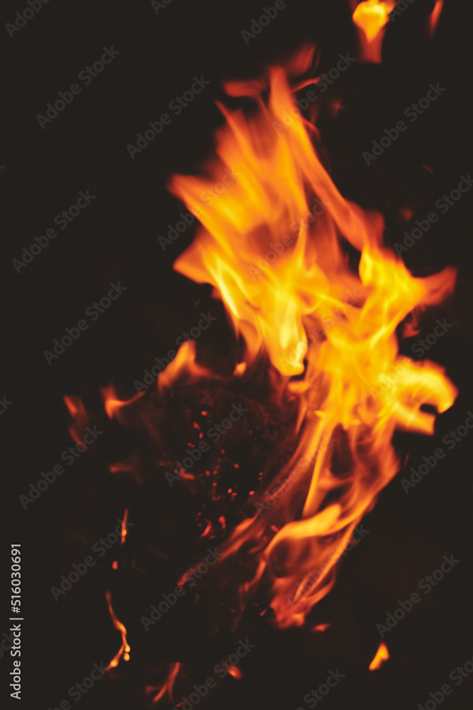 Perftect fire particles embers on background . Smoke fog misty texture ...