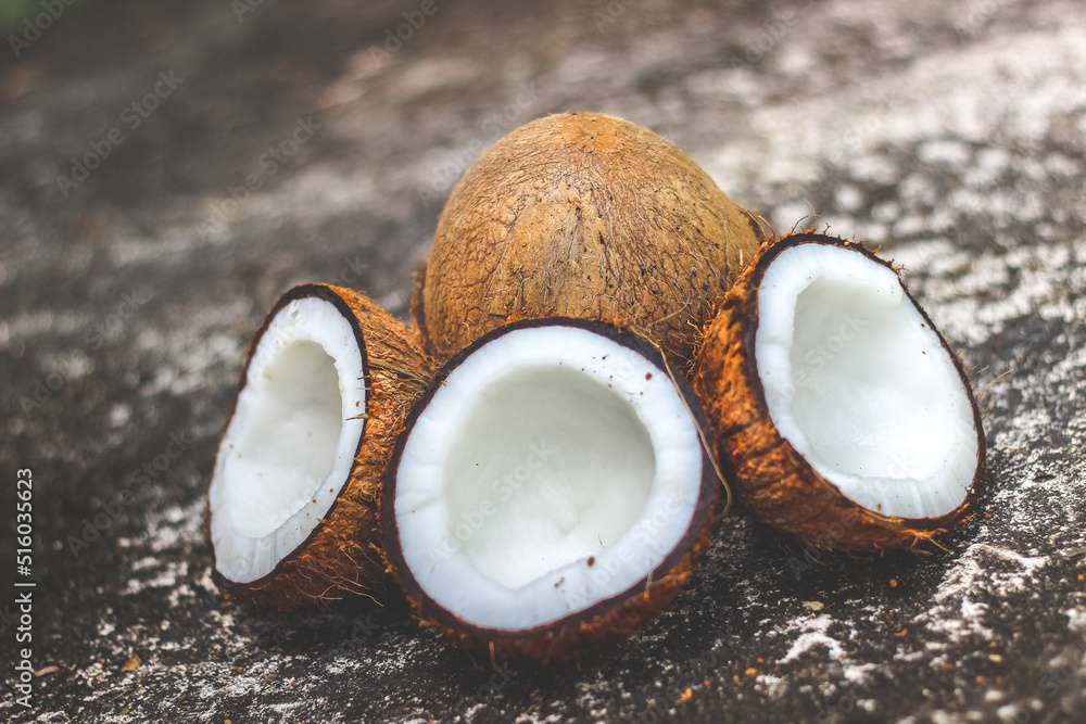 Coconut | the edible fruit of the coconut palm (Cocos nucifera), a tree ...