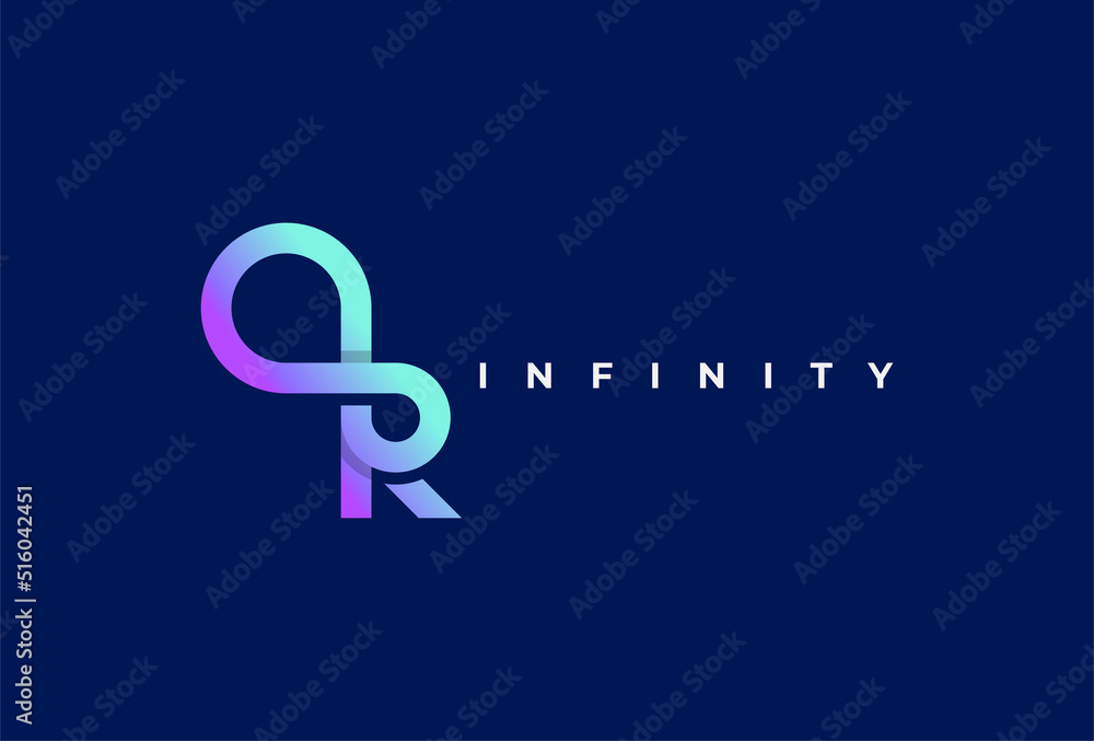 Infinity Logo, Letter R with Infinity combination, suitable for ...