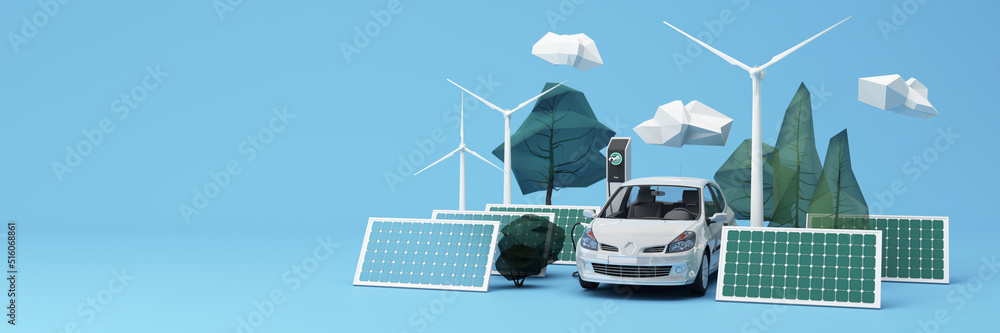 Clean energy concept on World Environment Day, sustainable energy or ...