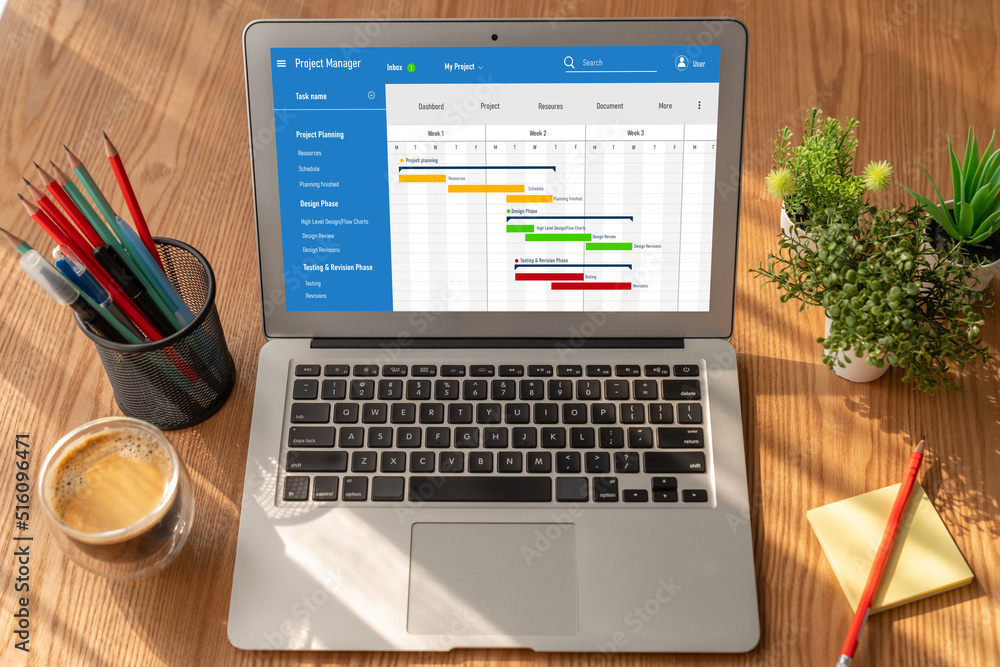 Project planning software for modish business project management on the ...