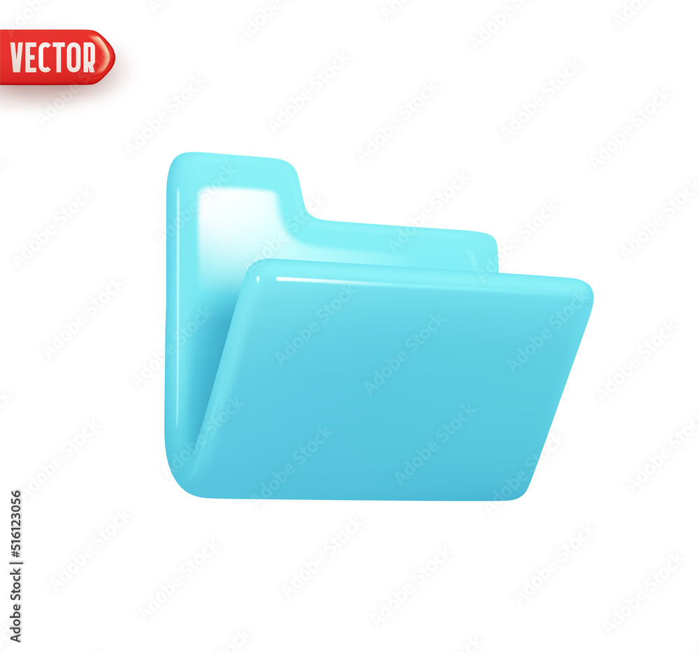 Open File Icon Blue Open File Icon Blue