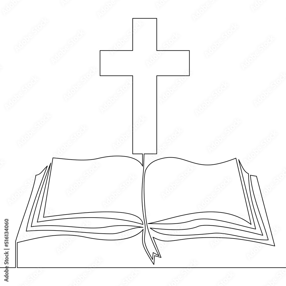 Cross With Ribbons Drawings