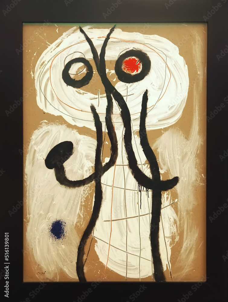 Joan Miro collection inside Serralves museum of Contemporary art in ...