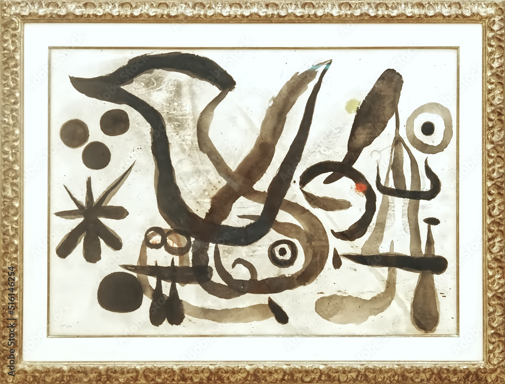 Joan Miro collection inside Serralves museum of Contemporary art in ...