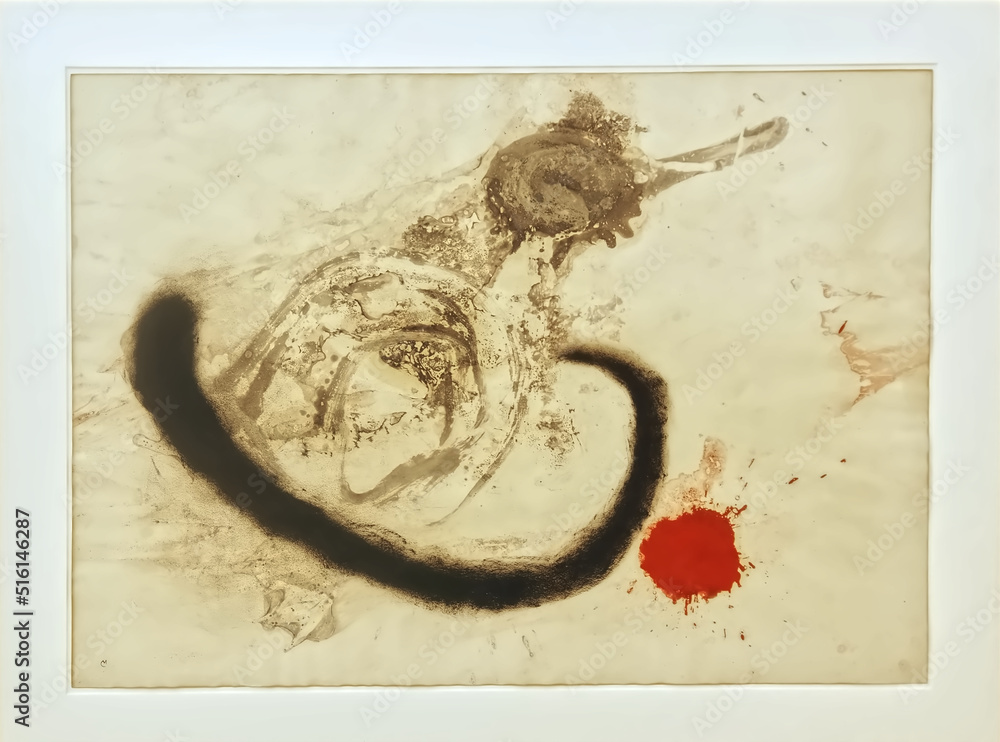 Joan Miro collection inside Serralves museum of Contemporary art in ...