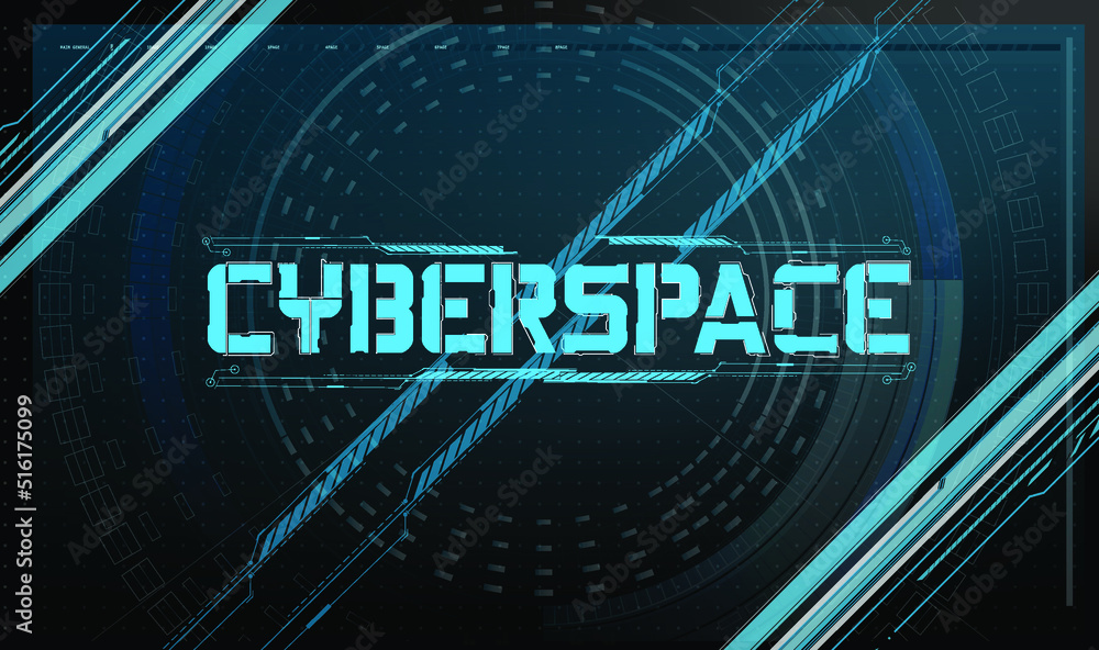 Futuristic Vector HUD Interface Screen Design. Digital callouts titles ...