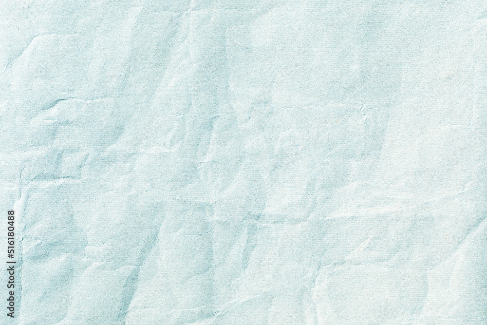 Light Blue crumpled kraft background paper surface texture Stock Photo ...