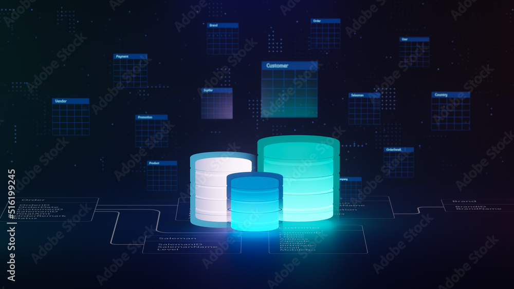 Multiple database is placed on Relational database tables. Concept of ... Multiple database is placed on Relational database tables. Concept of ...