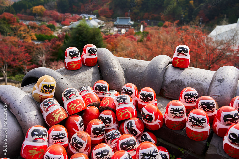 Daruma (Dharma) Dolls of Katsuo-ji Temple in Japan foto de Stock ...
