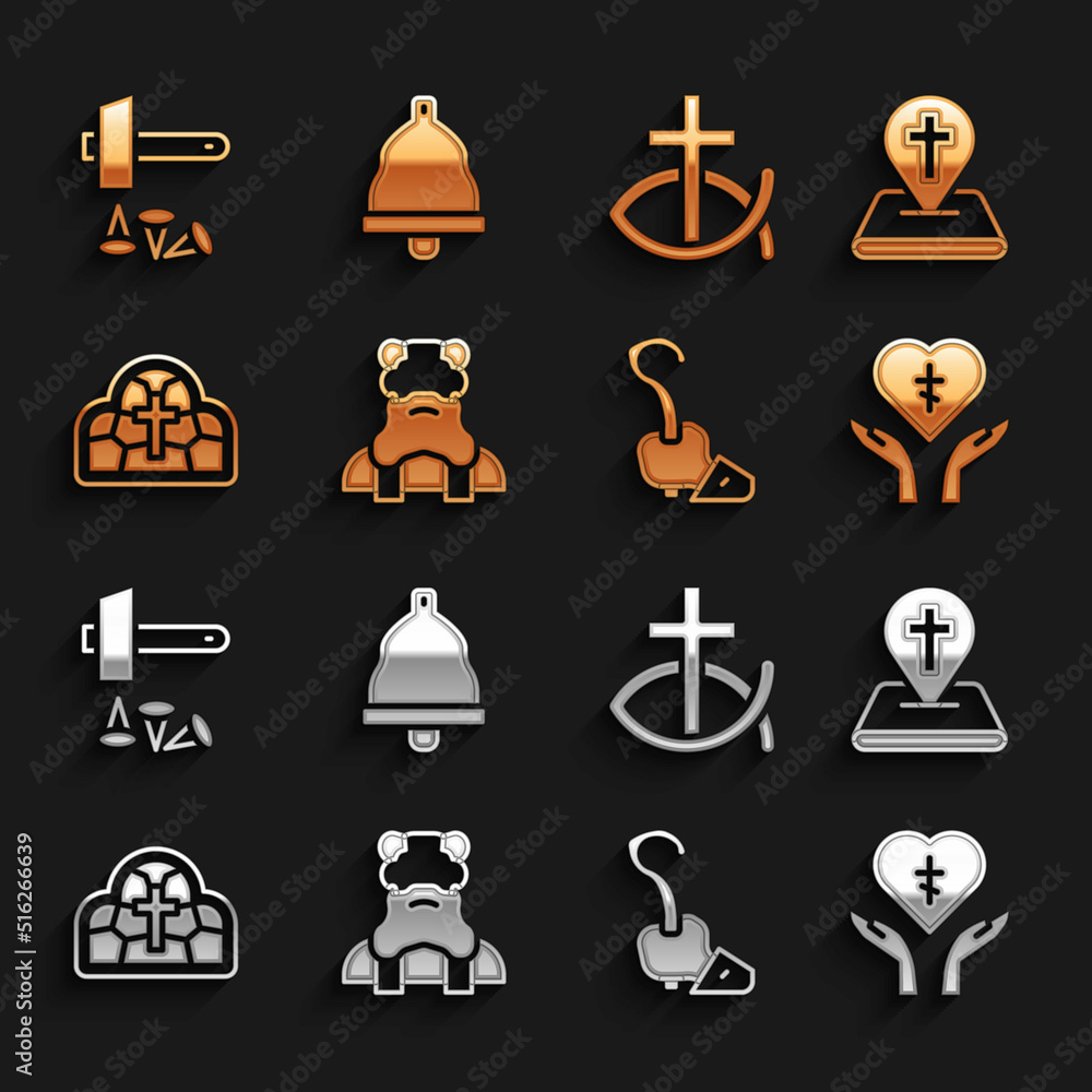 Set Priest, Location church building, Religious cross heart, Magic ...