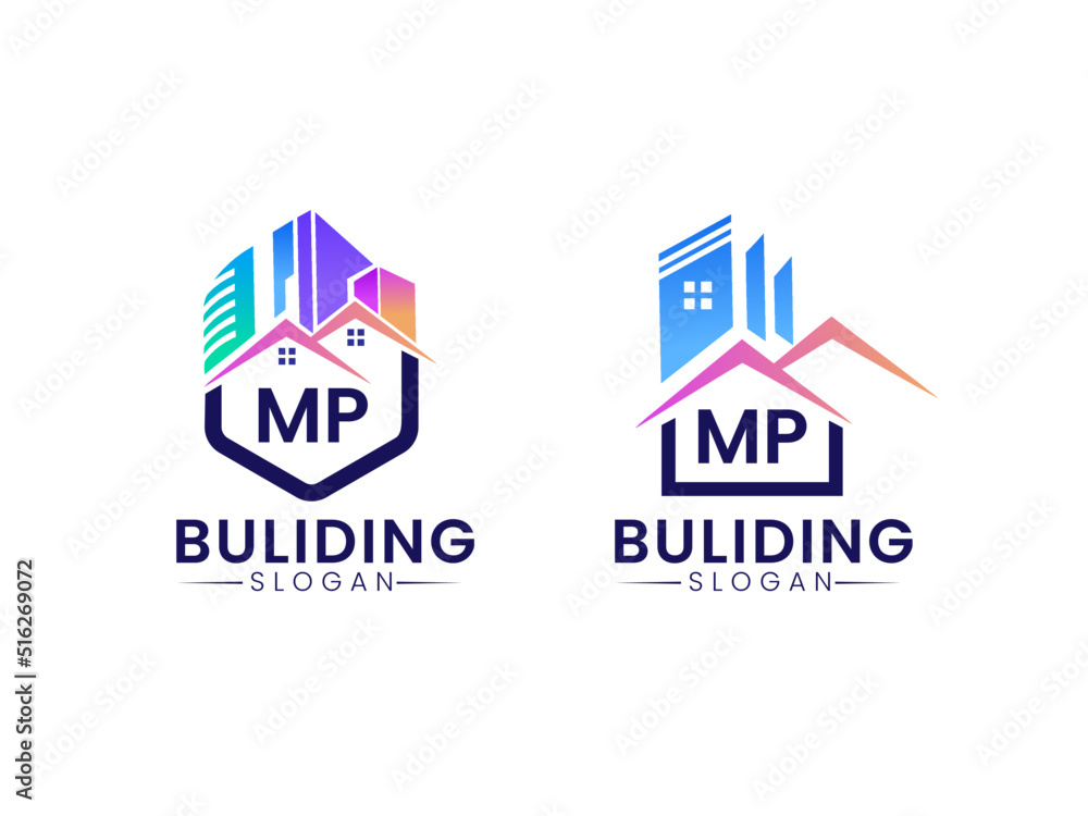 MP Creative real estate logo, MP Construction MP Architecture MP ...