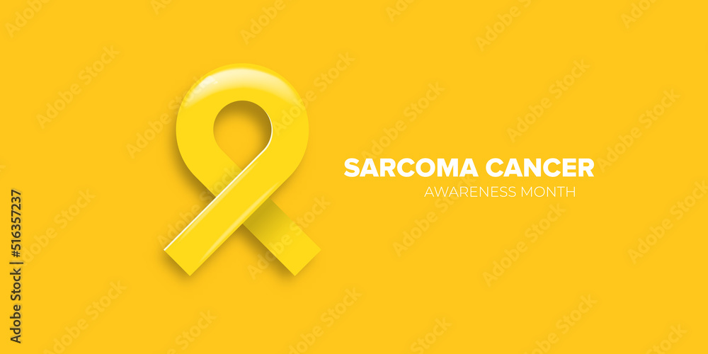 Sarcoma cancer awareness month concept horizontal banner design ...
