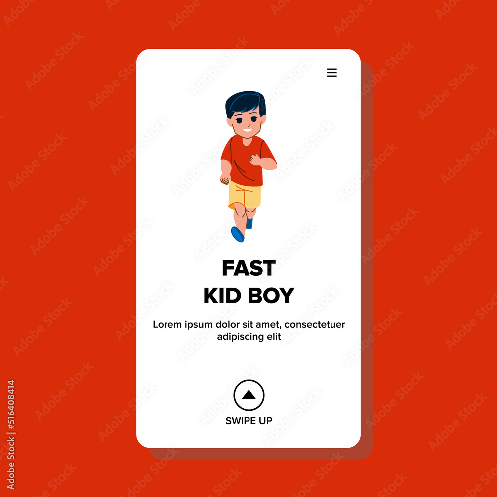 fast kid boy vector. school happy sport, speed people, motion person ...