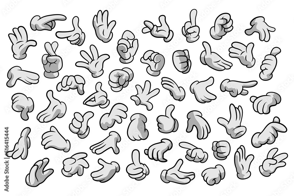 Cartoon Hand Gestures