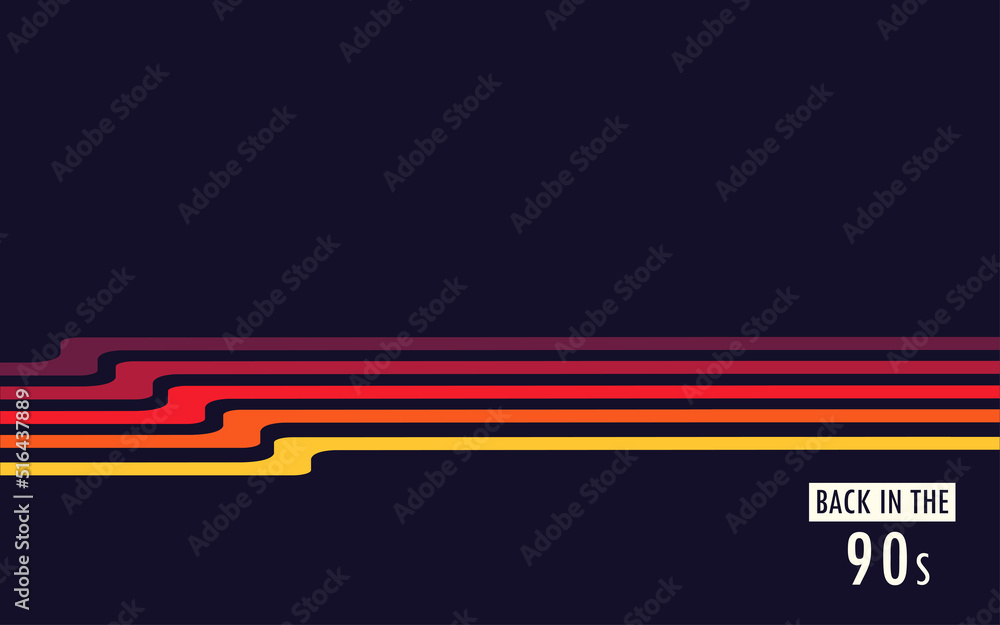 Abstract retro background back in the 90s. Stock Vector | Adobe Stock