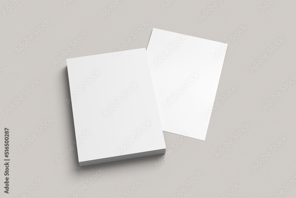 Blank flyer mockup Stock Illustration | Adobe Stock
