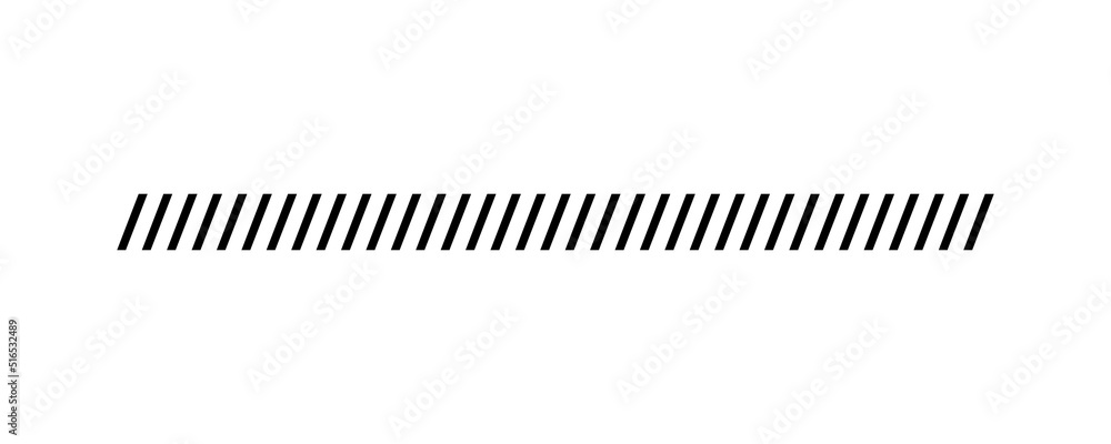 Vecteur Stock Slash line. Border with diagonal lines. Angle of tilt ...