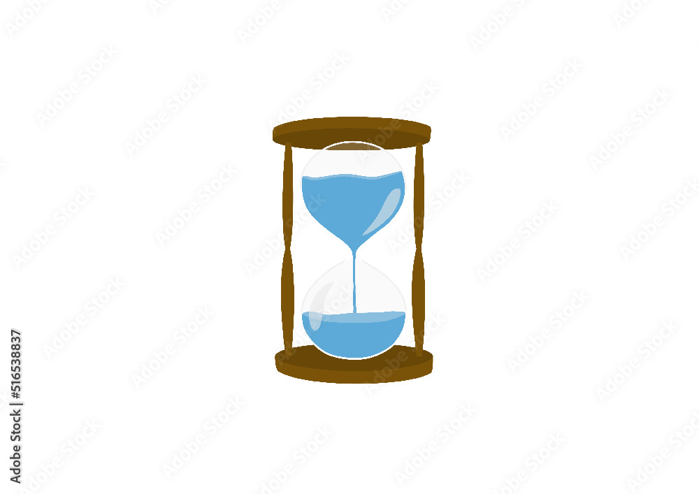time, clock, sand, sandglass, watch, simple, animation, motion picture ...